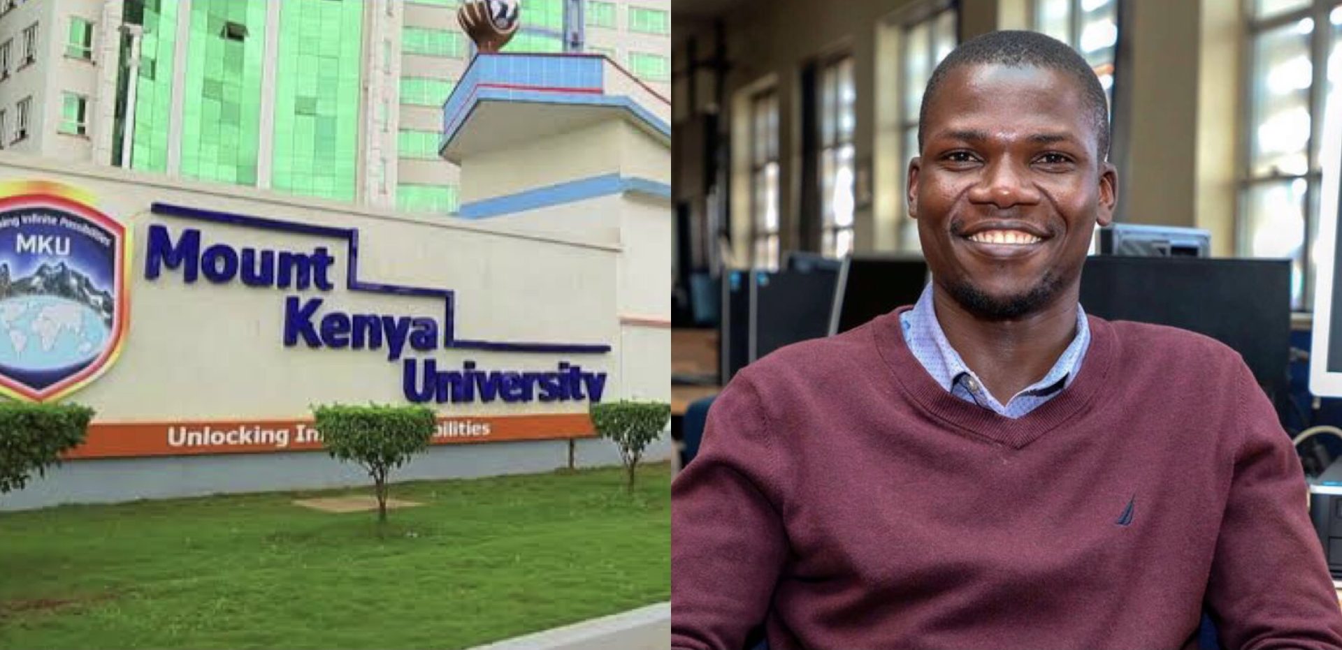 Stephen Okumu: MKU Student Financing His Studies Through Selling ...