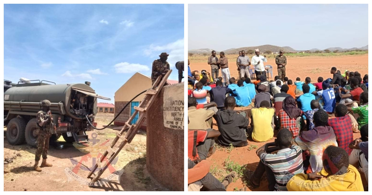 KDF Distributes Water, Organise Football Tournament in Marsabit ...